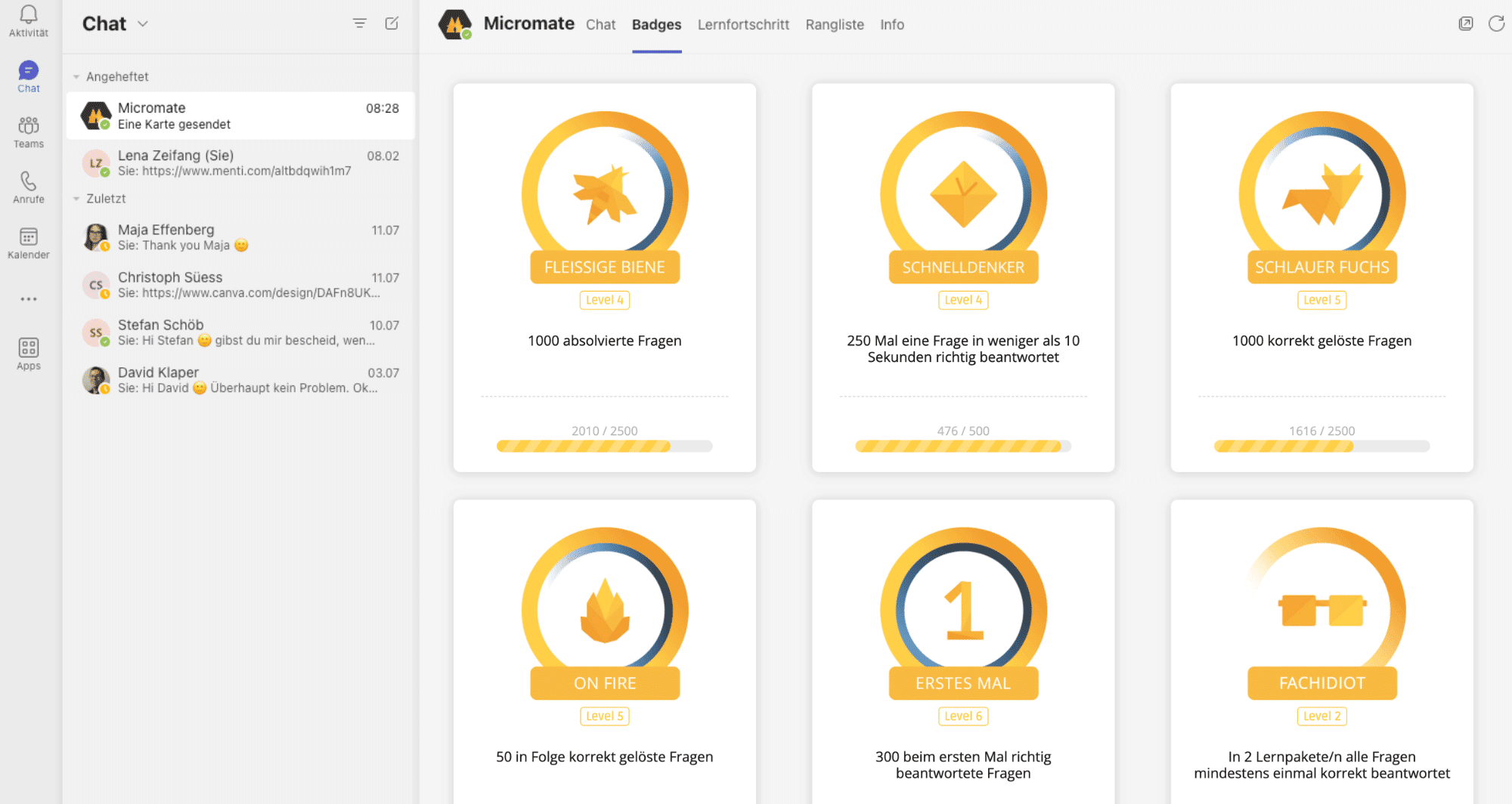 Endlich nachhaltiges Microlearning - Micromate.ai